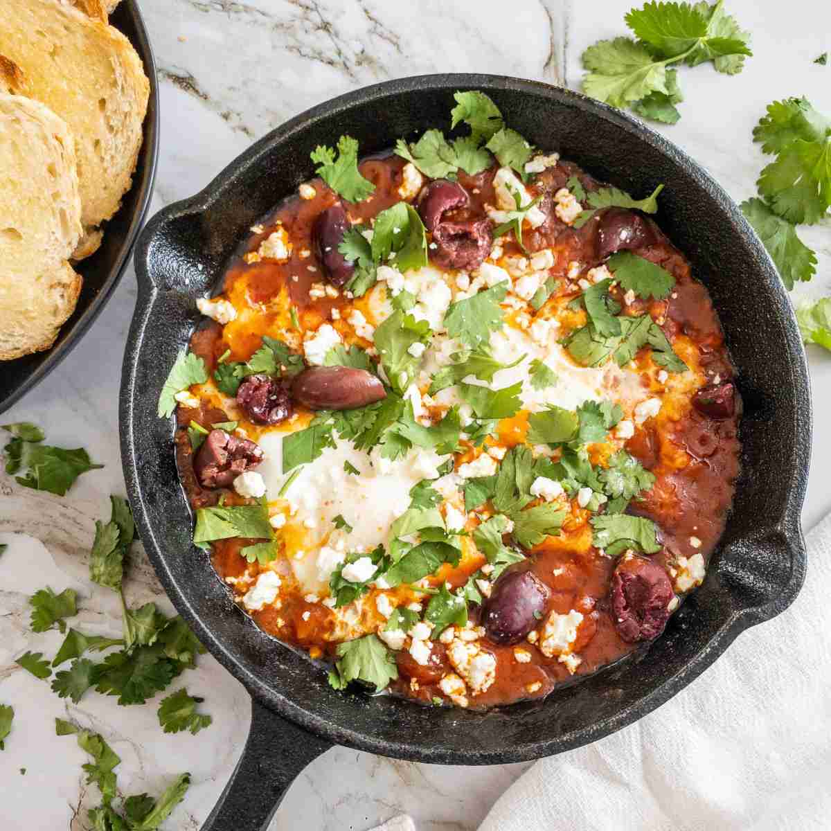 Moroccan Shakshuka for One (with Harissa)