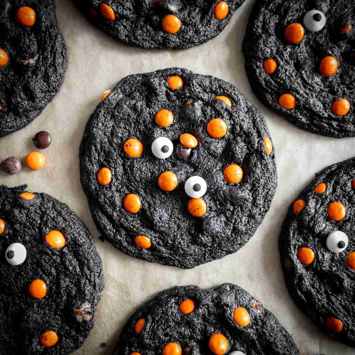 Black Cookies with Black Cocoa Butterscotch & Espresso