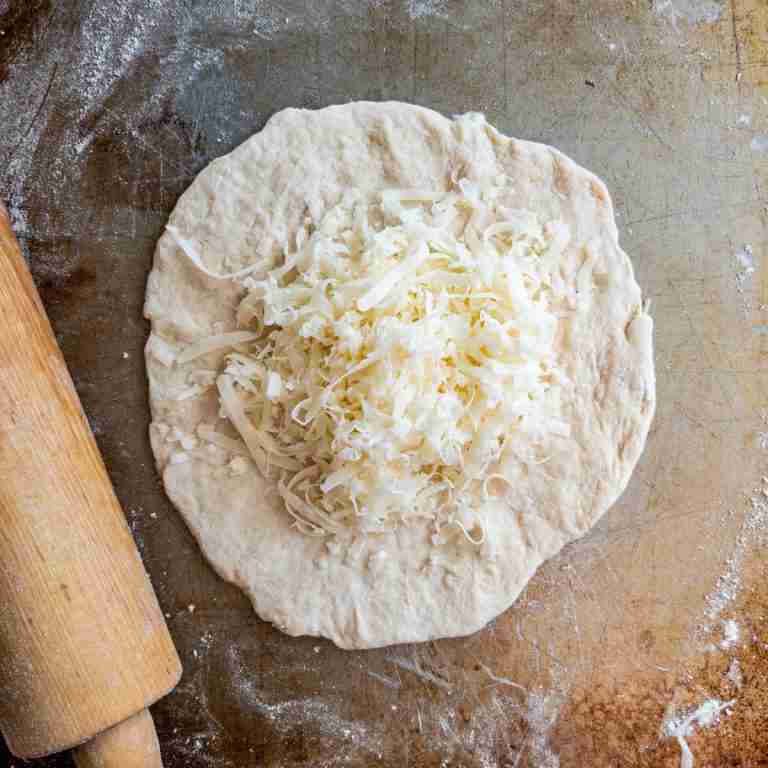 Stuffed Naan - 15 minutes - Garlic Butter & Cheese