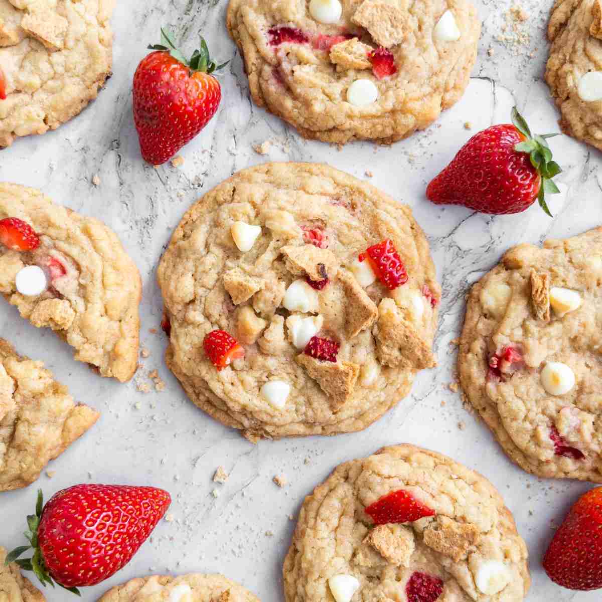 Strawberry Cheesecake Cookies - Easy Recipe