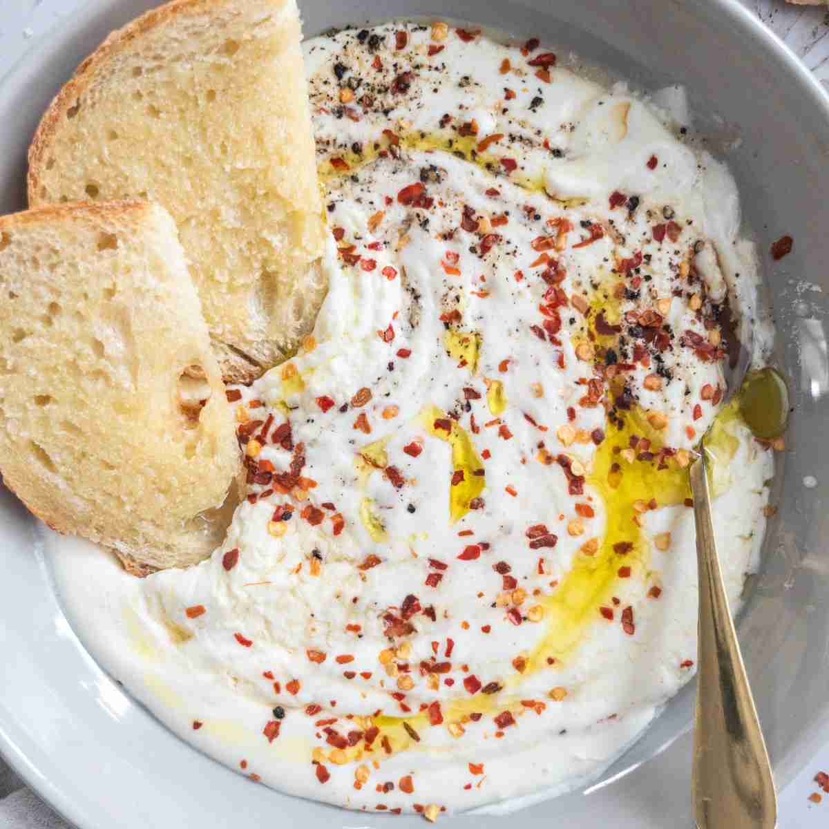 Blended Cottage Cheese - with Honey & Chili