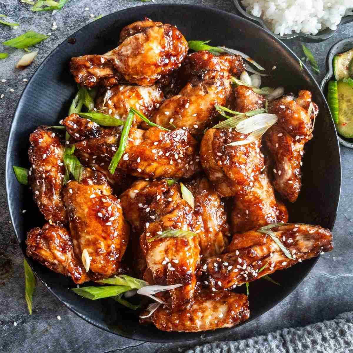 Crispy Fried Soy Garlic Chicken Wings With Homemade Sauce – YOFR