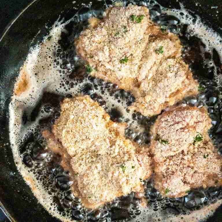 Cast Iron Chicken Parmesan - One Skillet. SO EASY.