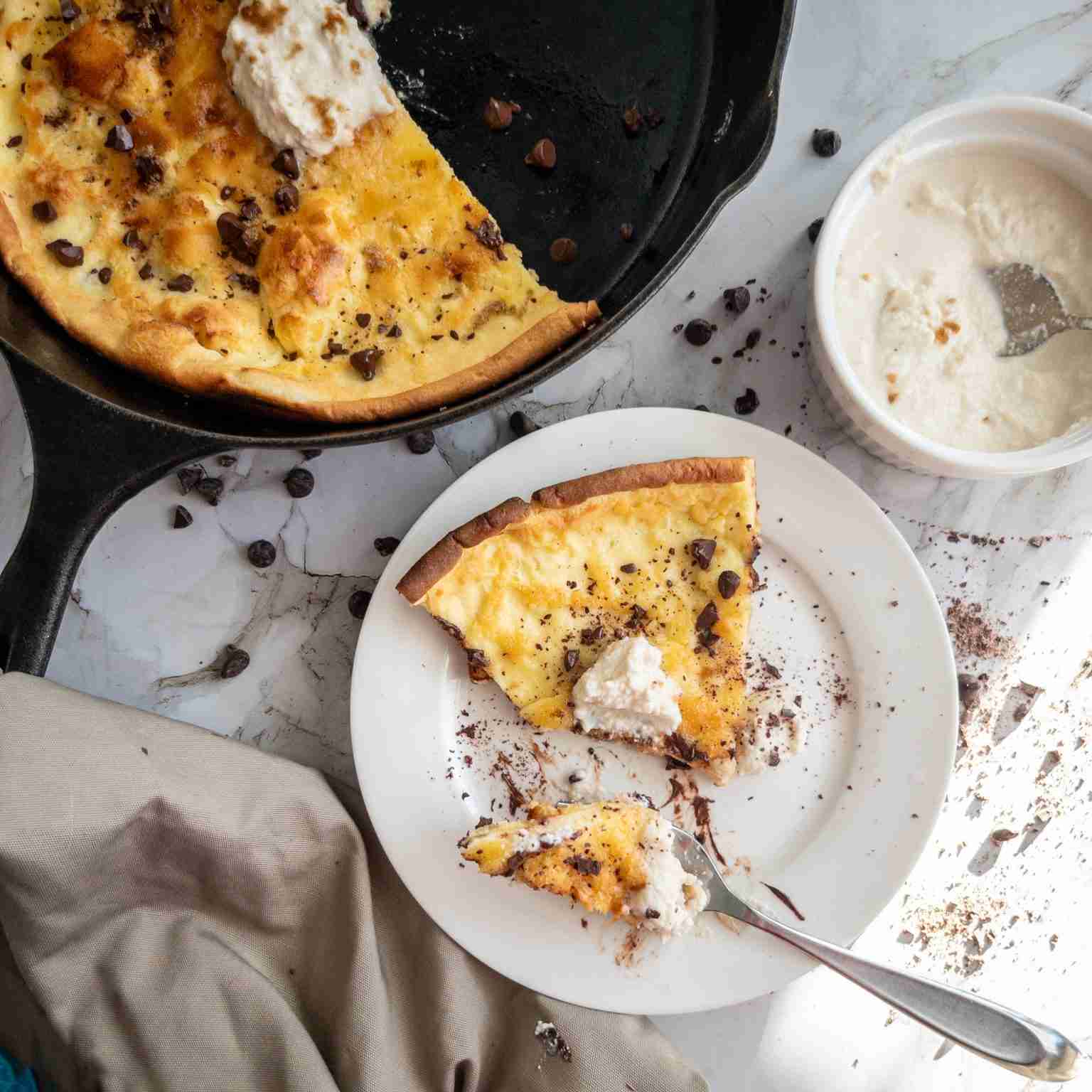 Cannoli Dutch Baby - With Brown Sugar Ricotta