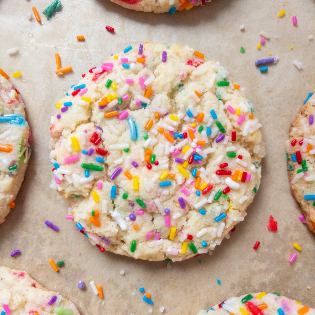 Sprinkles Sugar Cookies - The BEST! Quick, easy, chewy, YUM.