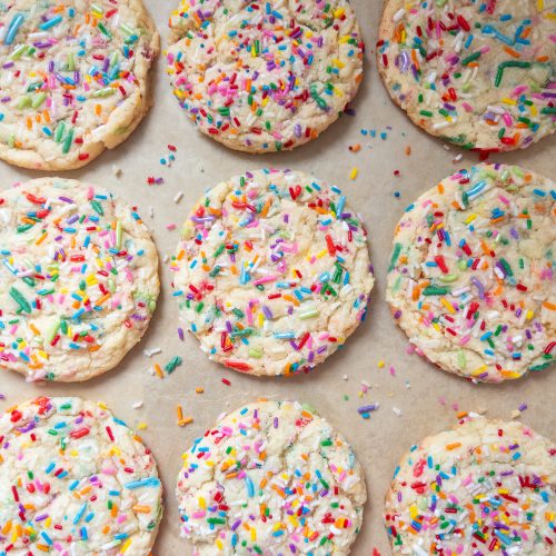 Sprinkles Sugar Cookies - The BEST! Quick, easy, chewy, YUM.
